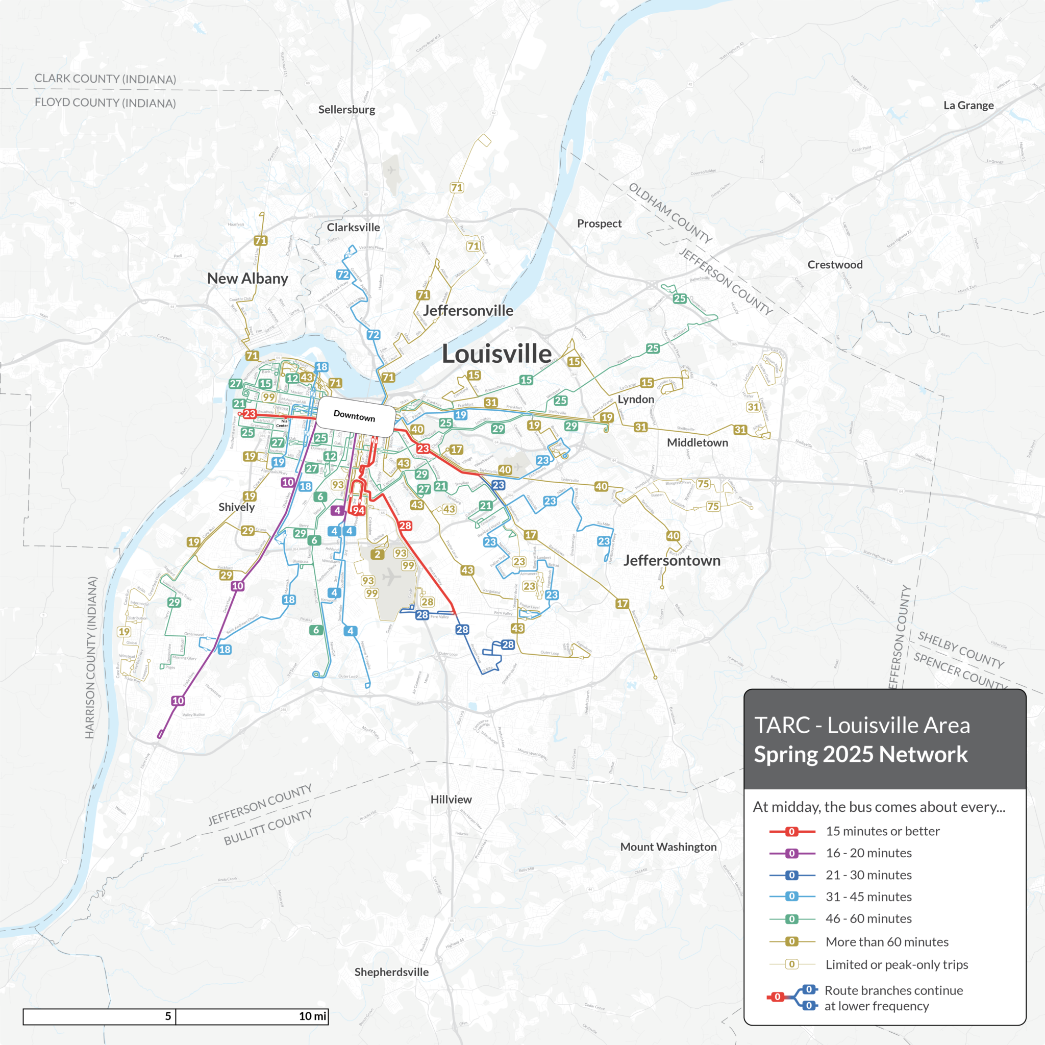 The New TARC Network - TARC